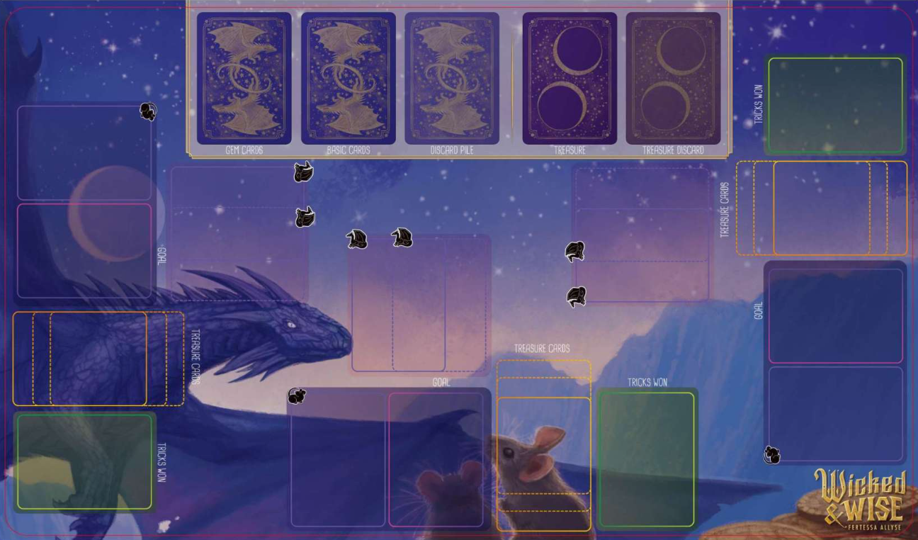 Wicked & Wise: Playmat | Weird Giraffe Games