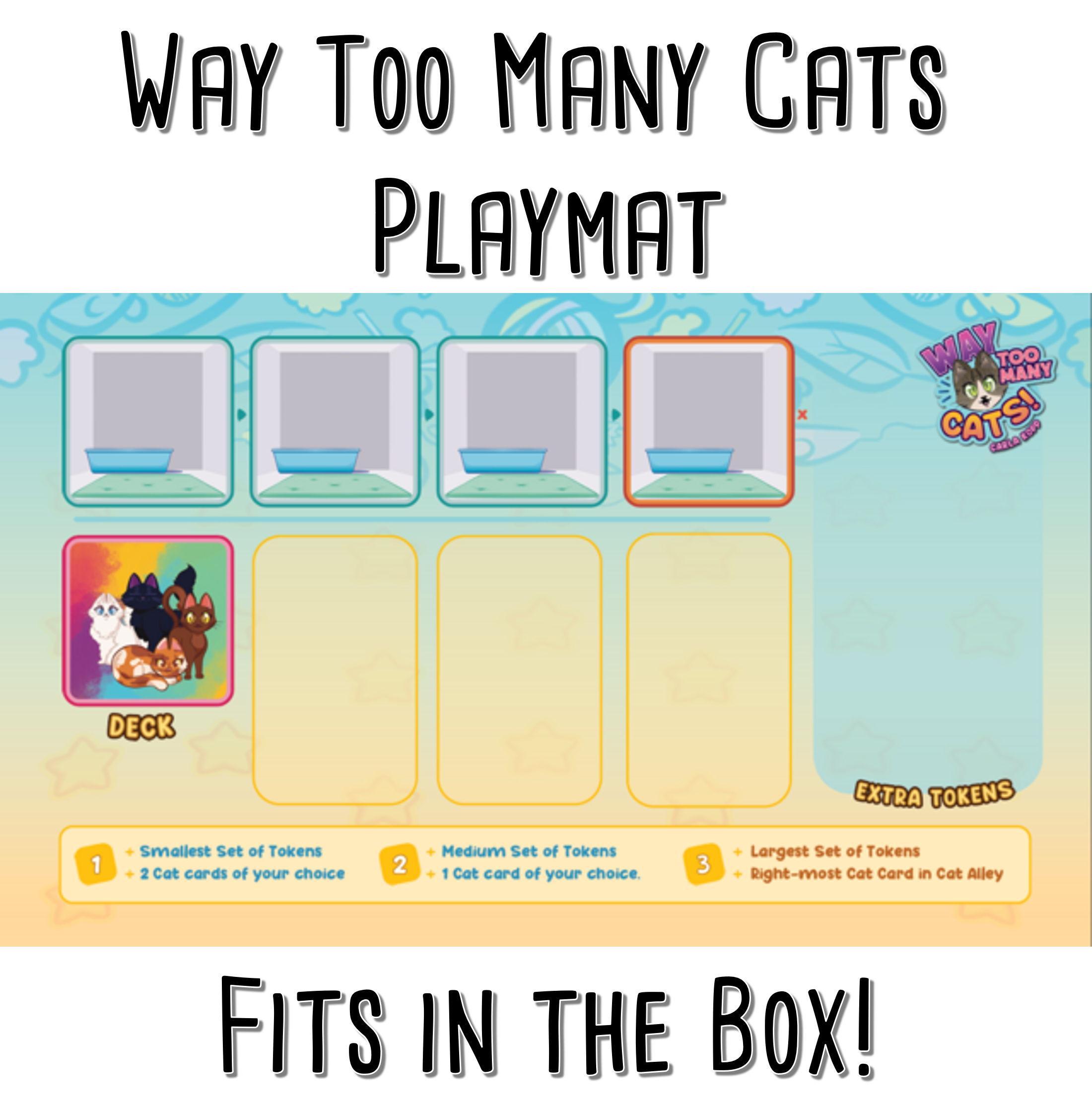 Way Too Many Cats: Playmat | Weird Giraffe Games